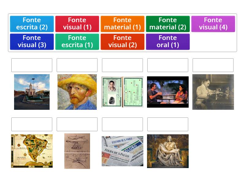 Tipos de fontes - Match up