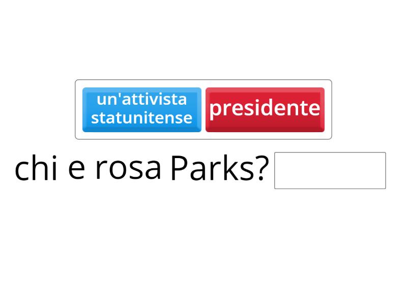 rosa parks - Complete the sentence