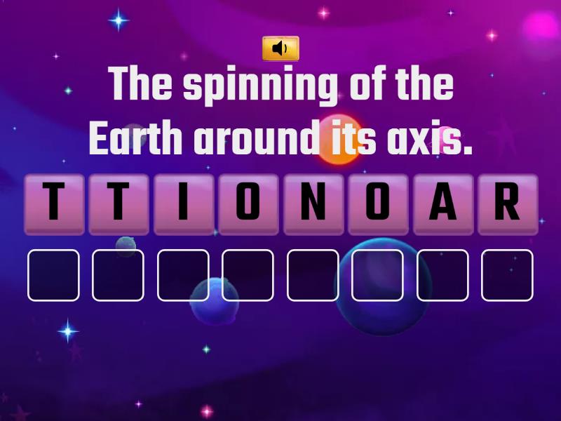 Direction: Guess the correct word for each jumbled letters. - Anagram