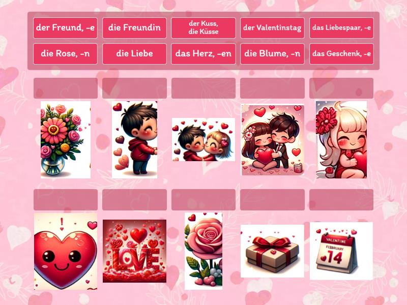der Valentinstag - Match up
