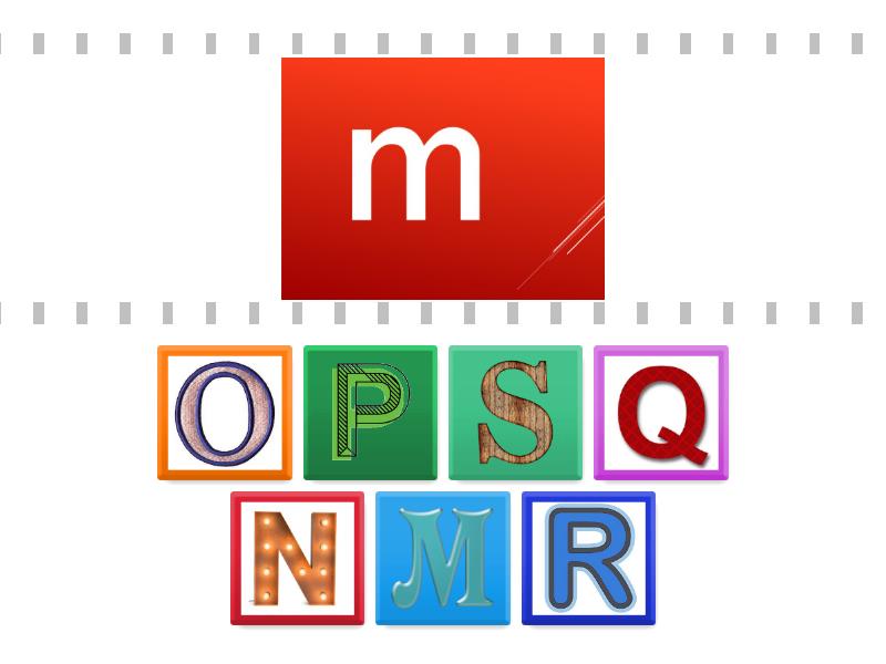 Alphabet ( M ~ S ) - Find the match
