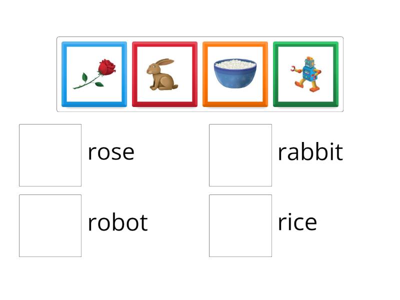 Magic 1 Oxford Phonics Letter Rr - Match up