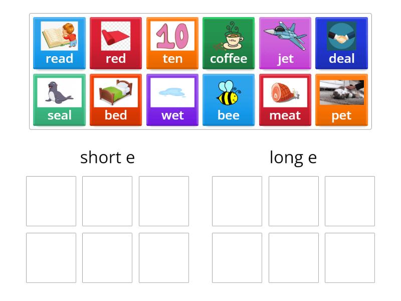 long e short e - Group sort