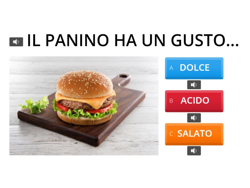 IL GUSTO - Quiz