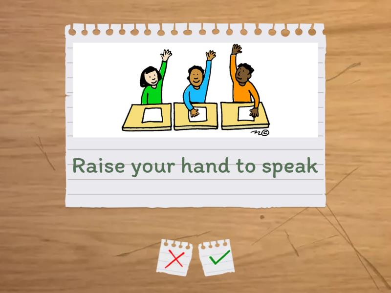 Classroom Rule - Flash cards