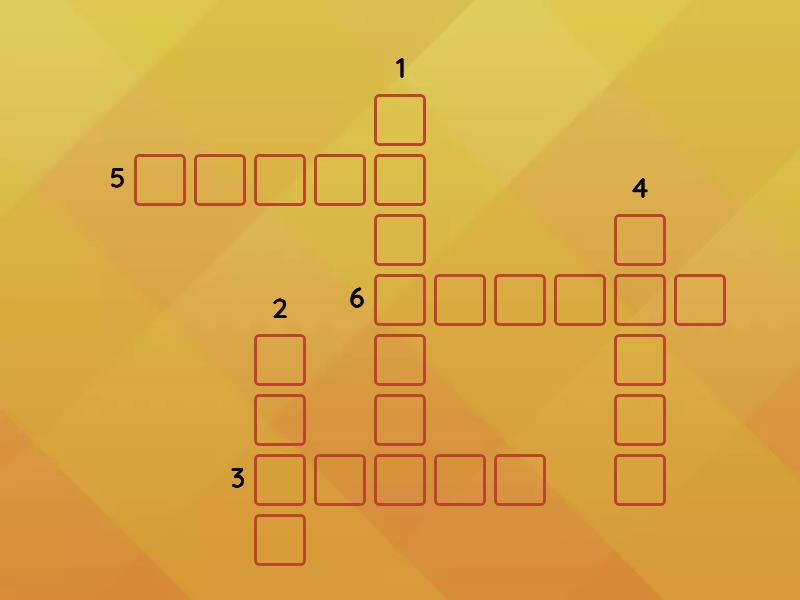 HORIZONTAL 5 - Crossword