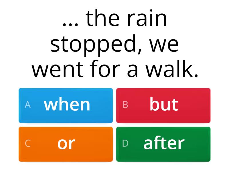 Test Conjunctions - Quiz