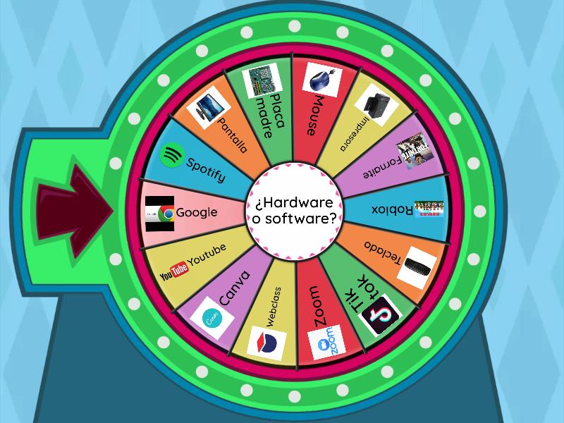 ¿Hardware o software? - Spin the wheel