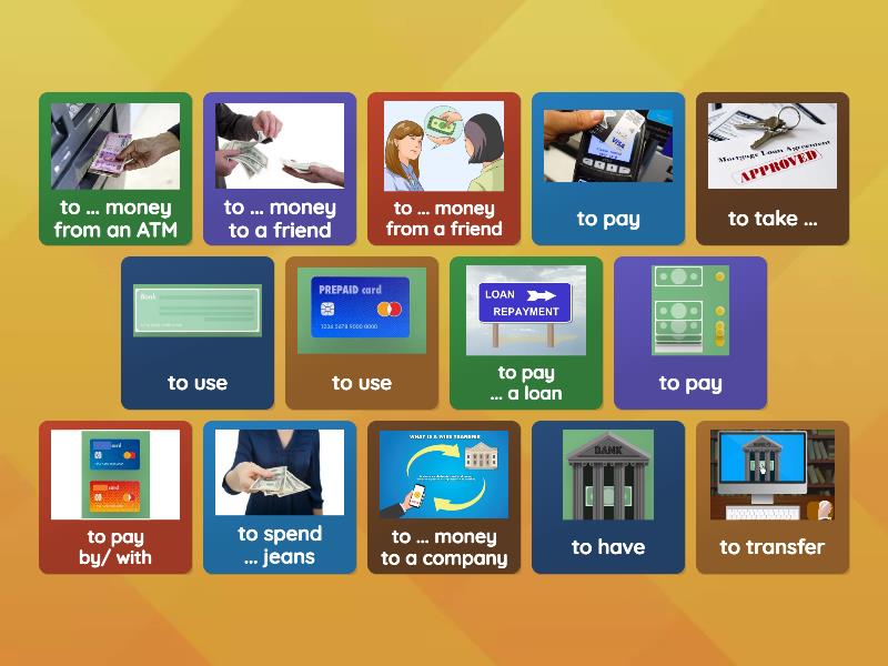 payment methods - Flip tiles