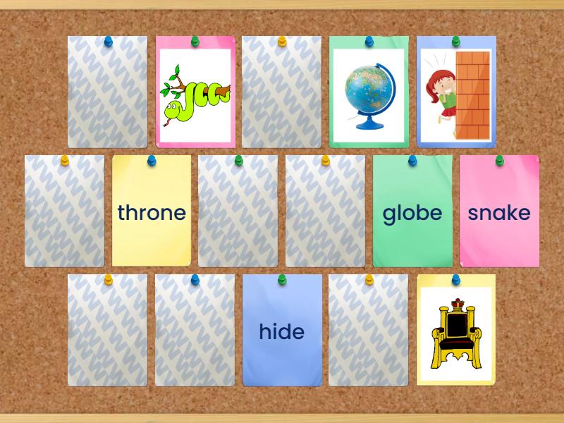 Bossy E (long -a, -i, -o) - Matching pairs