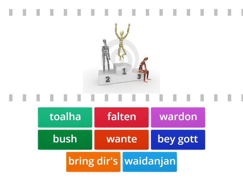 Germanismos - Find the match