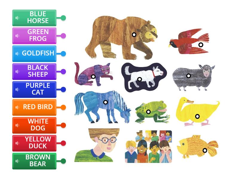BROWN BEAR BROWN BEAR LABEL - Labelled diagram