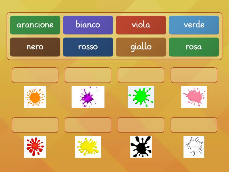 IMPARIAMO I COLORI - Match up