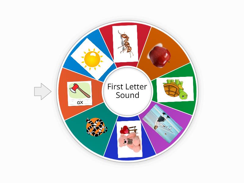 Beginning Letter Sound - Spin the wheel