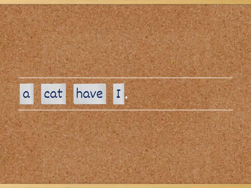 EF Beginner_File 5a_present simple - Unjumble