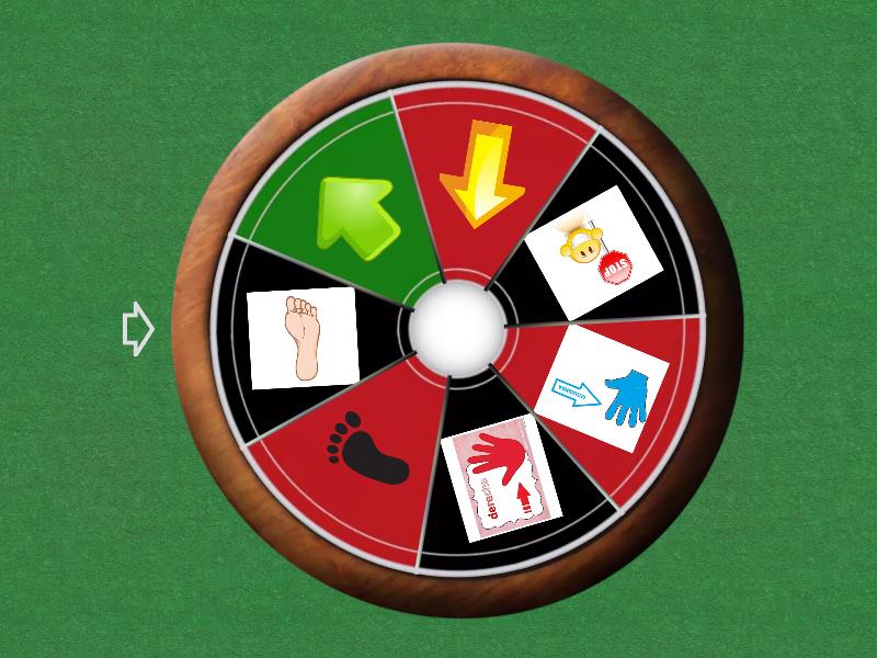 Ruleta lateralidad - Spin the wheel