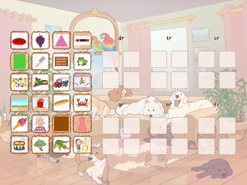 Ff2 unit 5 phonics dr cr tr - Group sort