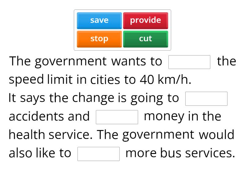 For vs against (review) - Complete the sentence