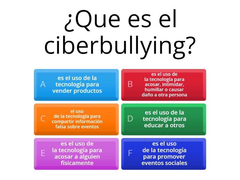 ciberbullying - Cuestionario