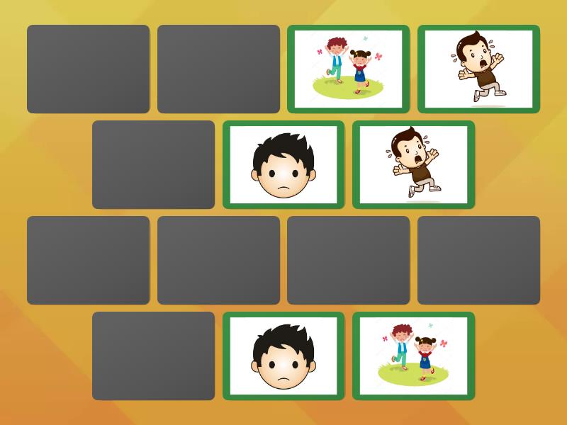 Memorama emociones - Matching pairs