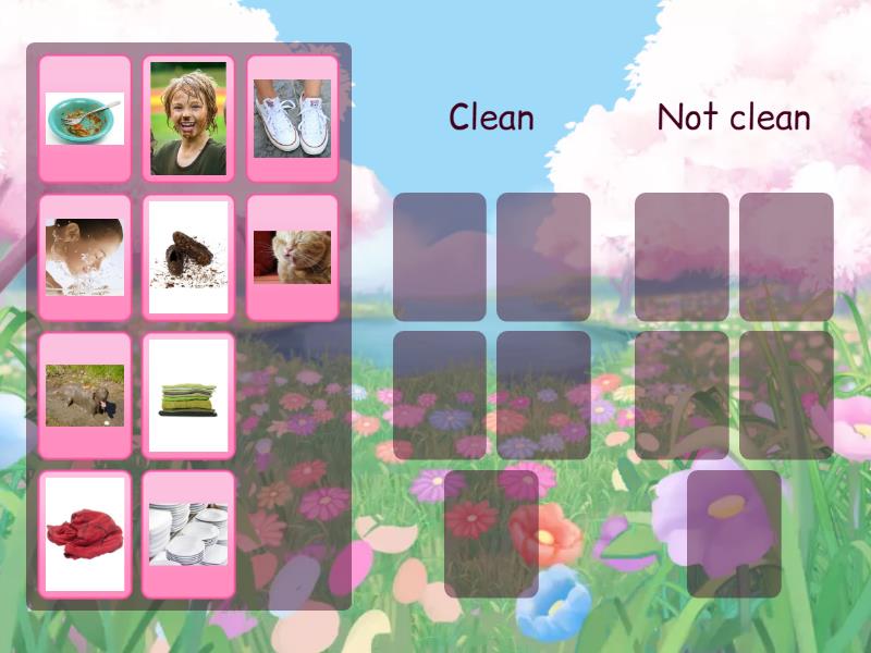 Clean vs Not clean - Ordenar por grupo