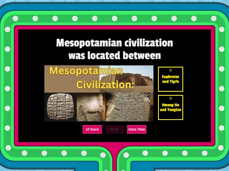 LS 2 MESOPOTAMIAN CIVILIZATION - Gameshow quiz