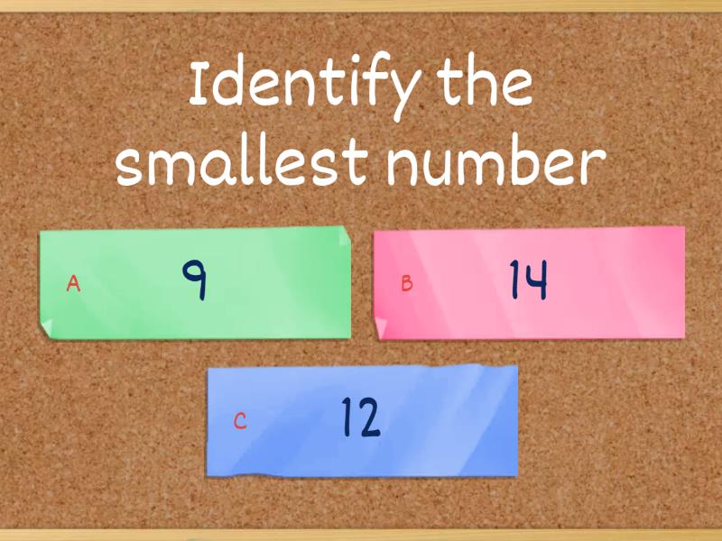 Comparing and ordering numbers - Choose the correct answer_UN - Quiz