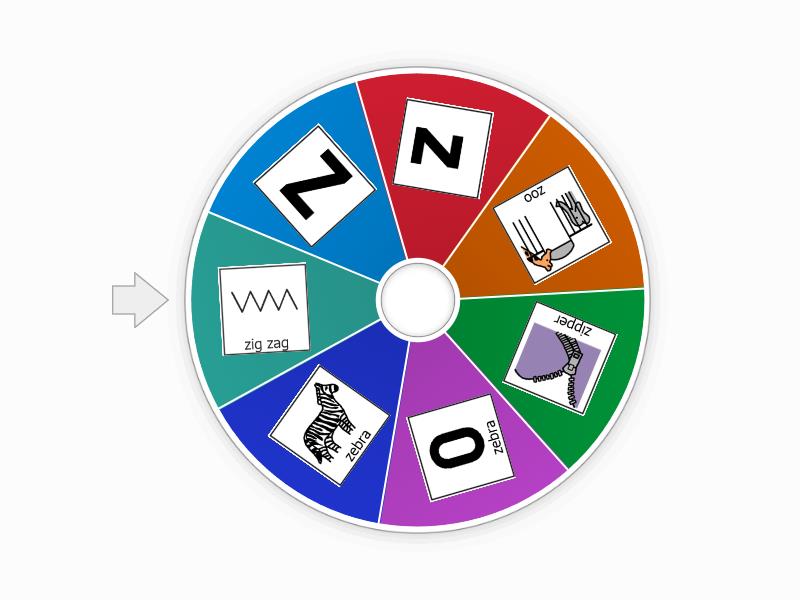 Letter Z - Spin the wheel