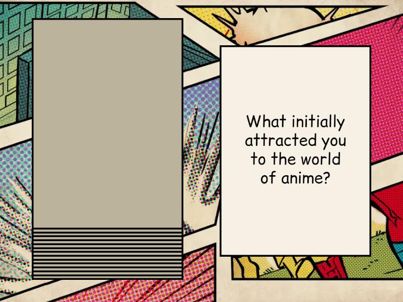 SPEAKING: ANIME - Speaking cards