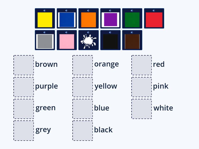 Colours reading - Match up
