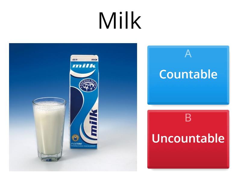 Countable and Uncountable nouns 3 - Quiz
