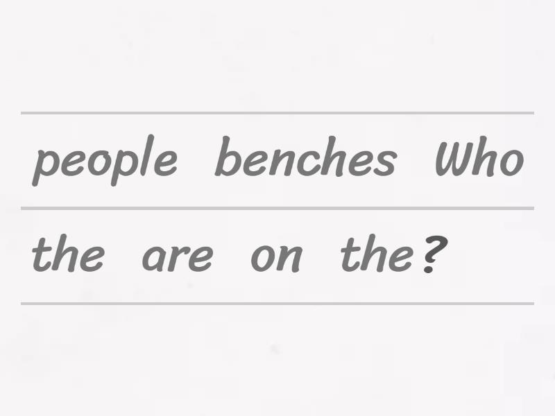 the sentence - Unjumble