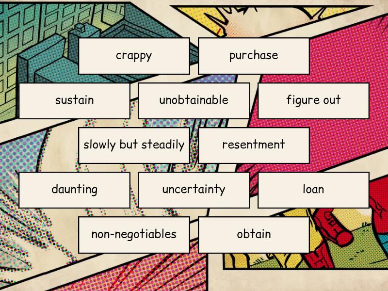 How to survive your 20's (guessing game) - Flip tiles