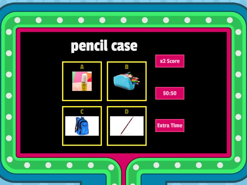 School objects 1 - Gameshow quiz