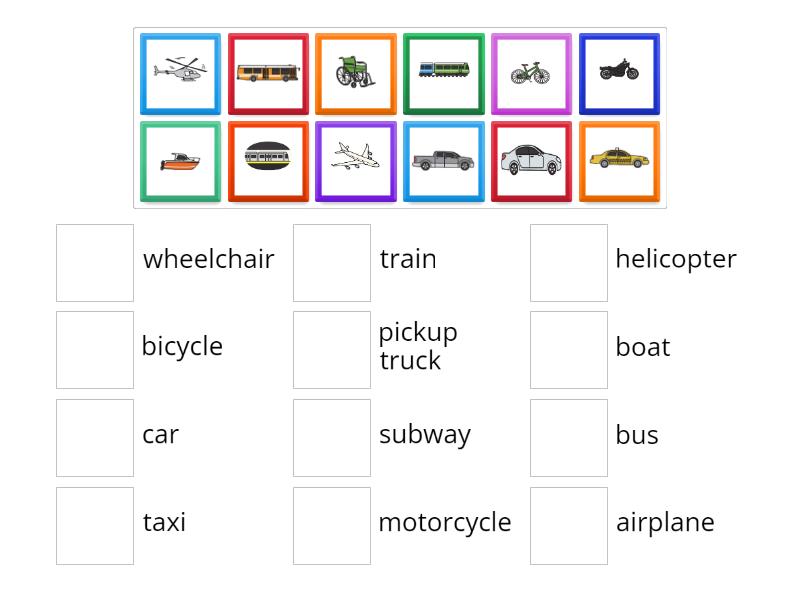 Transportation - Match up