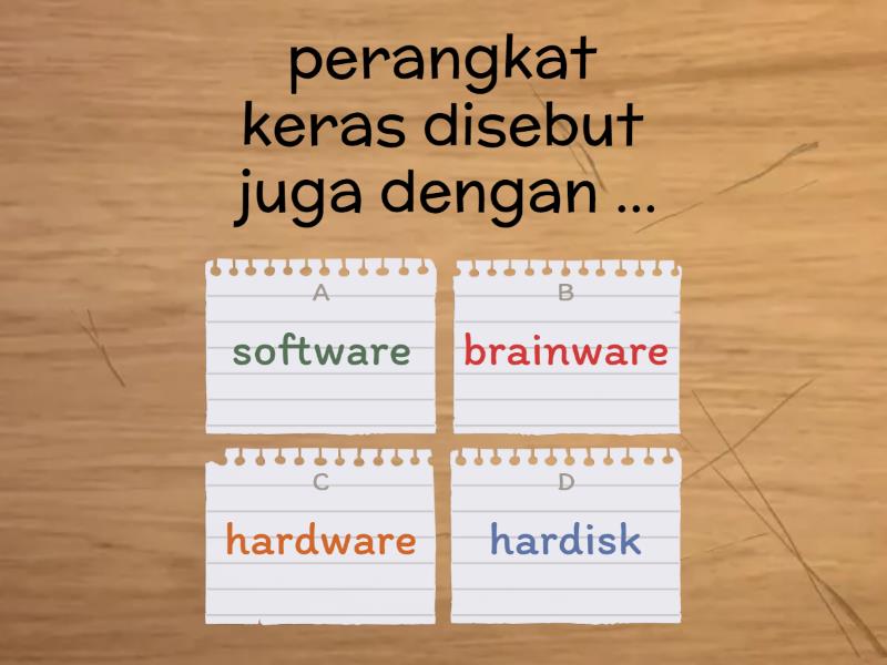sistem komputer - Quiz