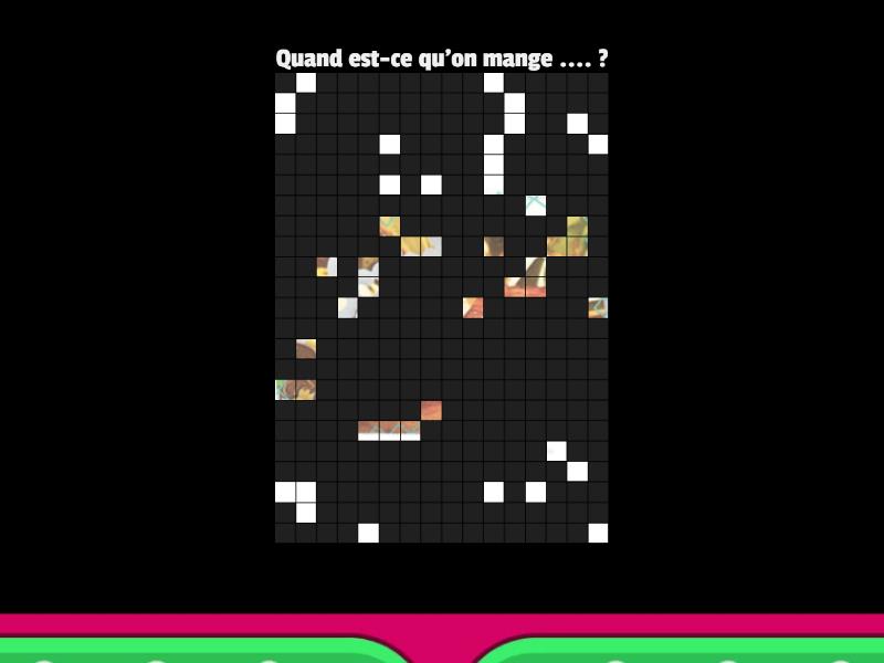 Quand est-ce qu'on mange ? - Image quiz