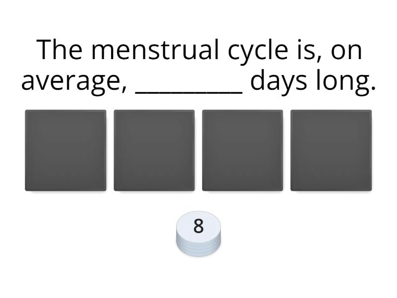 Puberty Menstrual Cycle Review Win Or Lose Quiz
