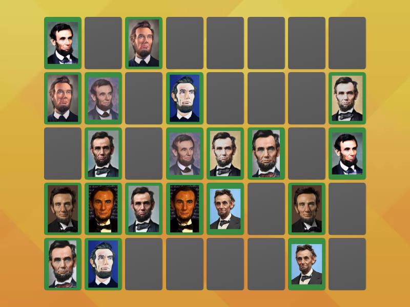 Abraham Lincoln - Matching pairs