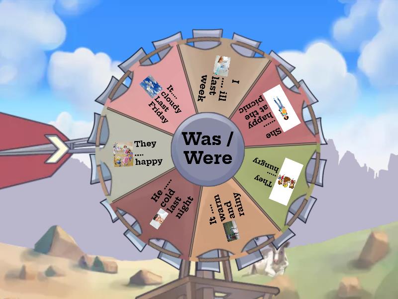 Was / were - Spin the wheel