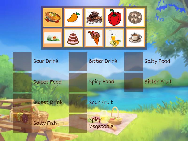 Matching this foods and drinks that taste ! - Associação