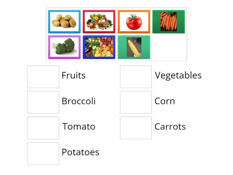Vegetables - Match up