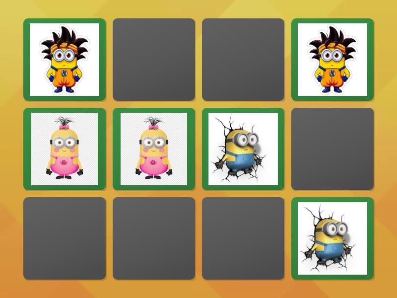 MEMÓRIA - MINIONS - Matching pairs
