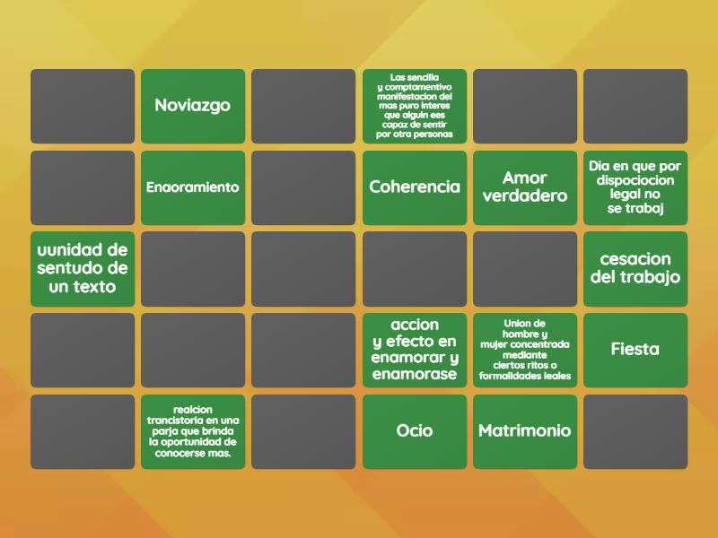 Flashcards pags 48 a 61 - Matching pairs