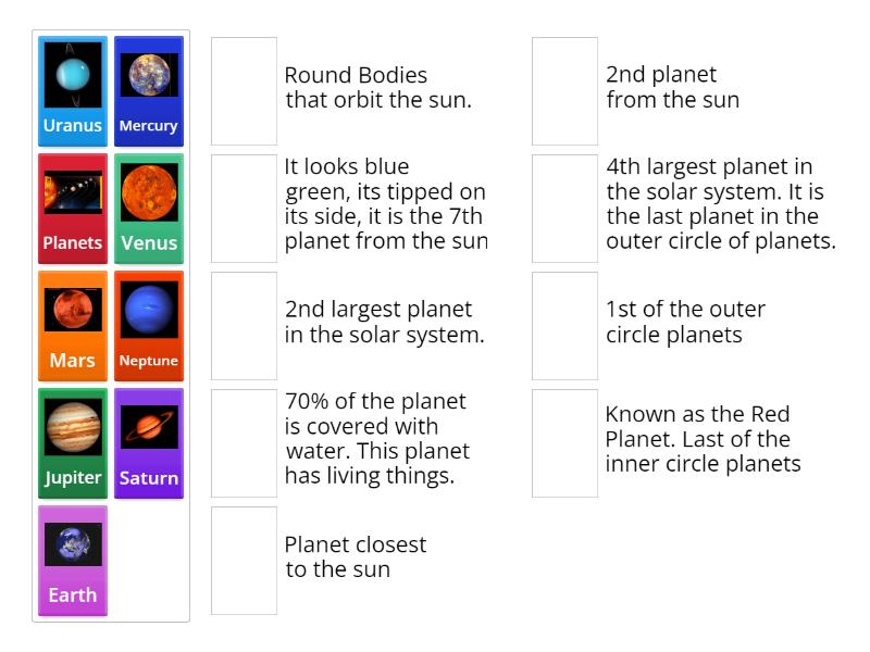 Planets - Match up