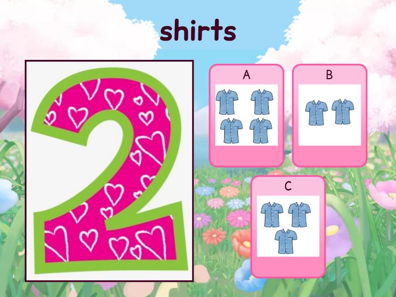 Counting clothes - Quiz