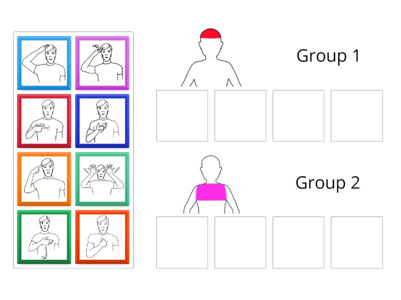Auslan Location 1 - Group sort