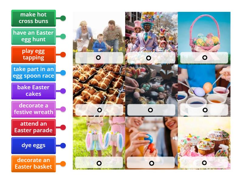 EngHub The Great Easter Egg Hunt A2-B1 - Labelled diagram