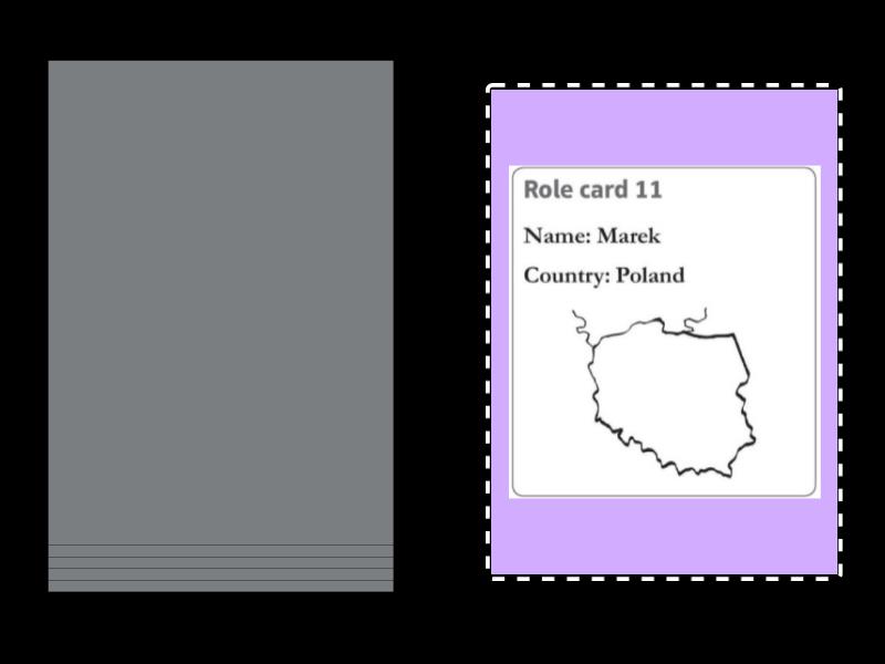 Role play - Random cards