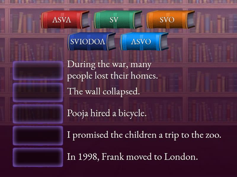 Sentence Pattern - Match up